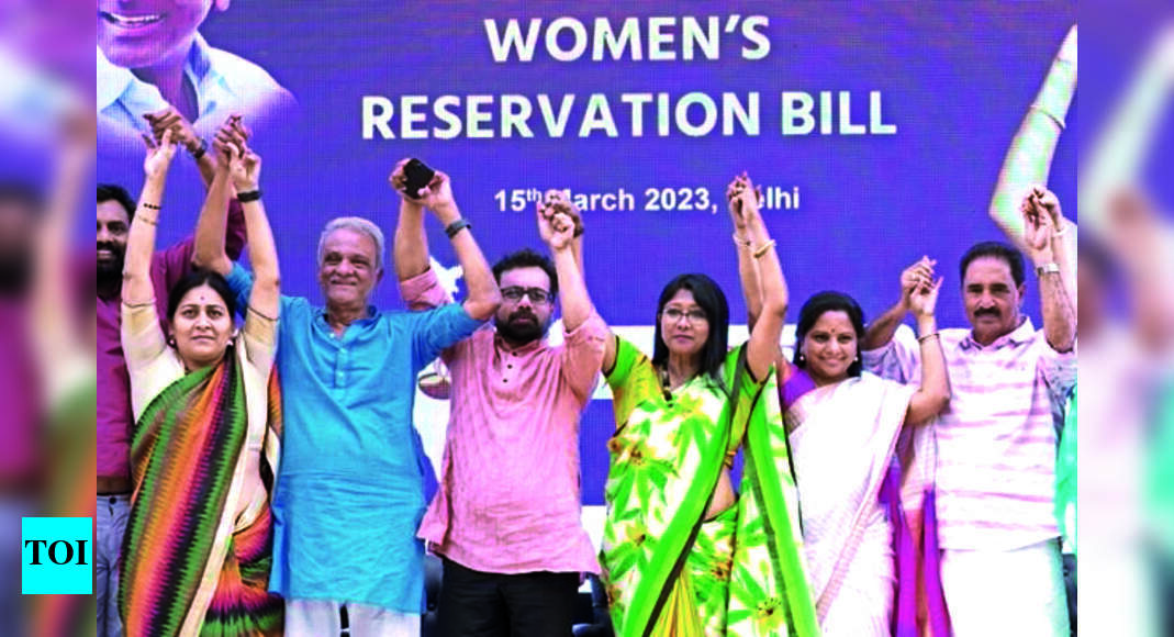 Bharat Jagruthi: Oppn Mps Back Kavitha On Women’s Quota Bill Demand | Hyderabad News - Times of ...