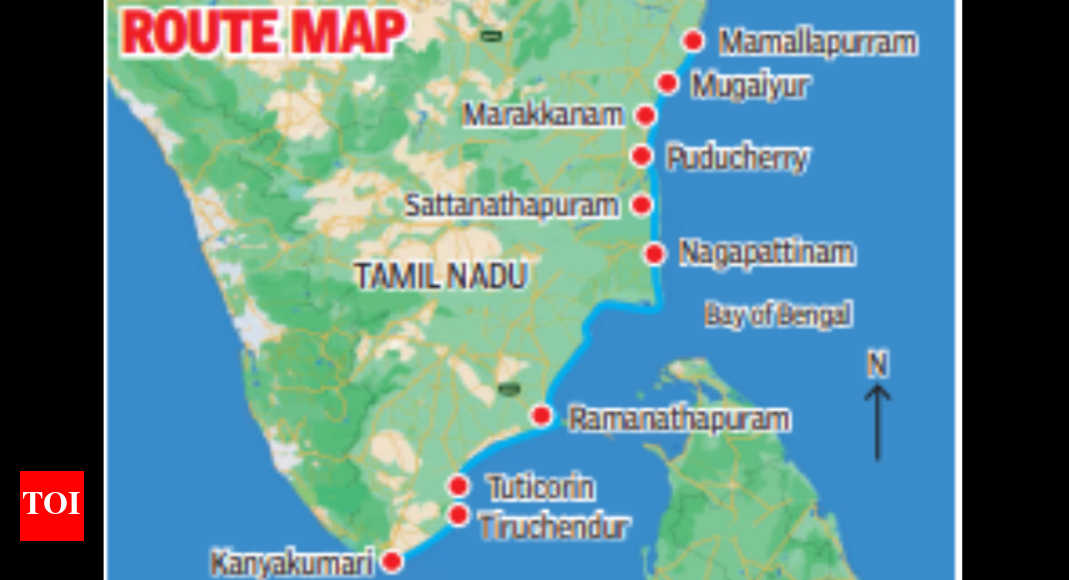 Ecr: Ecr Being Widened At ₹24,435cr | Chennai News - The Times of India
