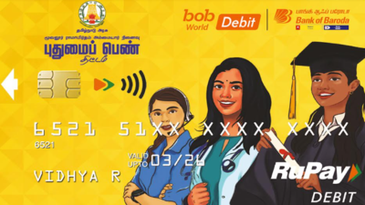 Bank of Baroda launches co-branded RuPay platinum debit card in Tamil ...