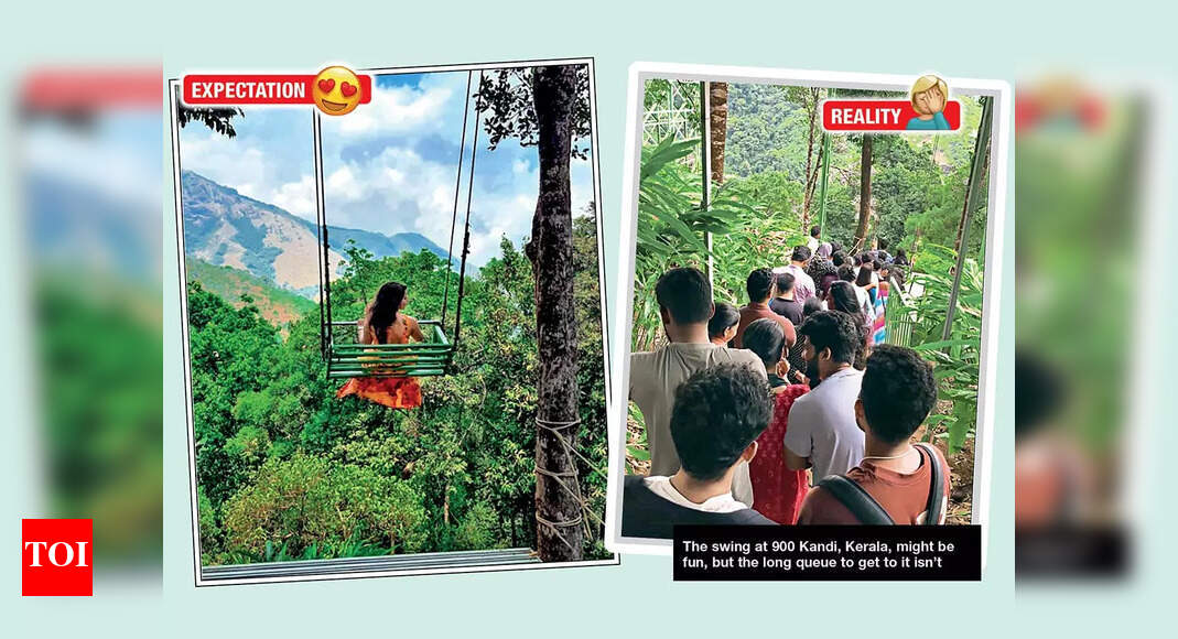 When Insta famous hotspots turn out to be damp squibs - Times of India