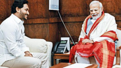 Andhra Pradesh CM YS Jagan Mohan Reddy calls on PM Narendra Modi, raises bifurcation issues ...