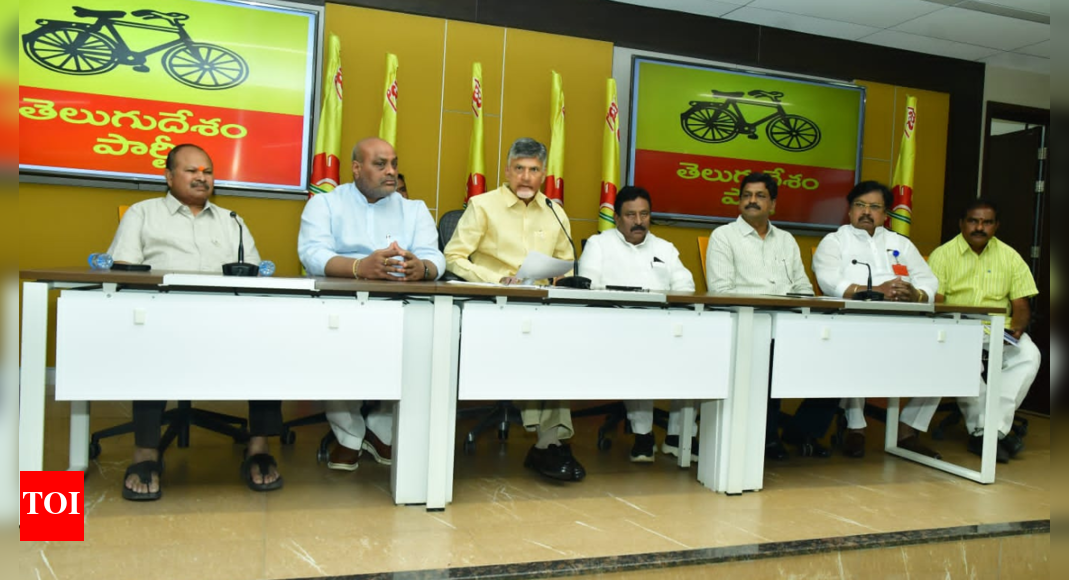 No chance of YSRCP returning to power in 2024: Chandrababu Naidu | Amaravati News - Times of India