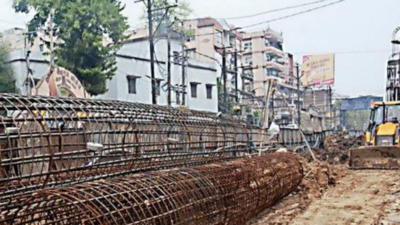 Construction Work On Double-decker Flyover Begins Near B N College ...