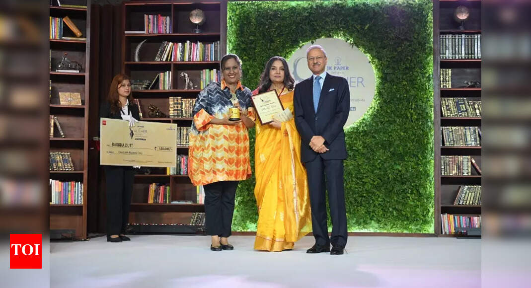 Barkha Dutt wins AutHer Award 2023 in Best Non-Fiction category - Times ...