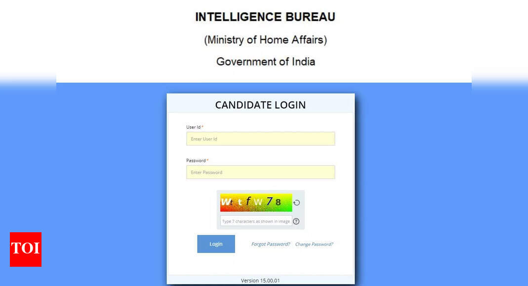 IB Hall Ticket 2023 released on mha.gov.in, download Security Assistant ...