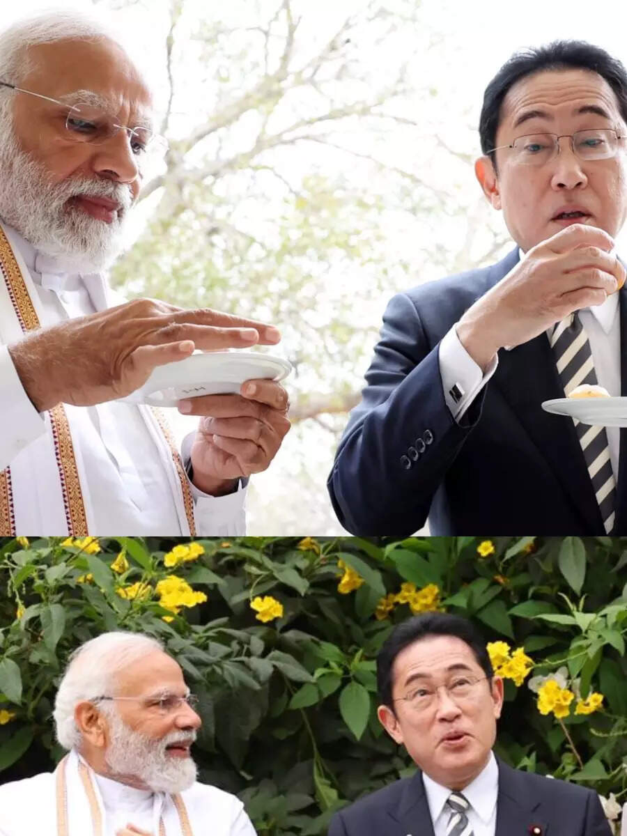 Modi, Kishida relish golgappa, idlis at Buddha Jayanti Park in Delhi ...