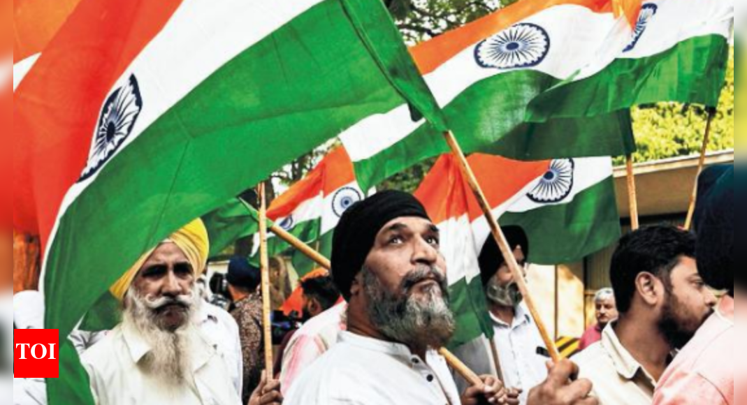Khalistan Movement News: Sikh bodies protest asking govt to abandon ...