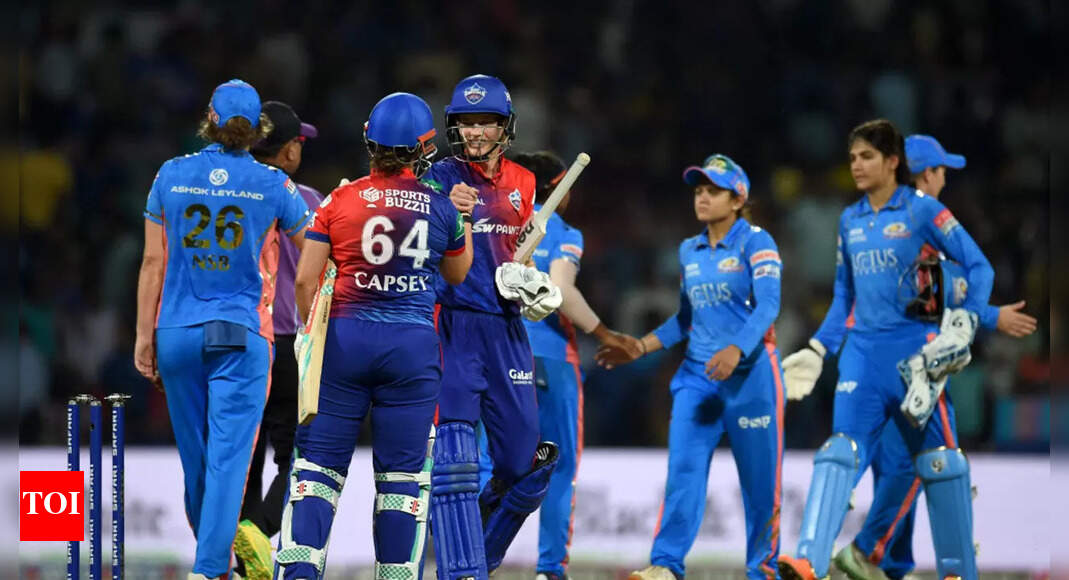 WPL: Delhi Capitals drub Mumbai Indians to take top spot | Cricket News - Times of India