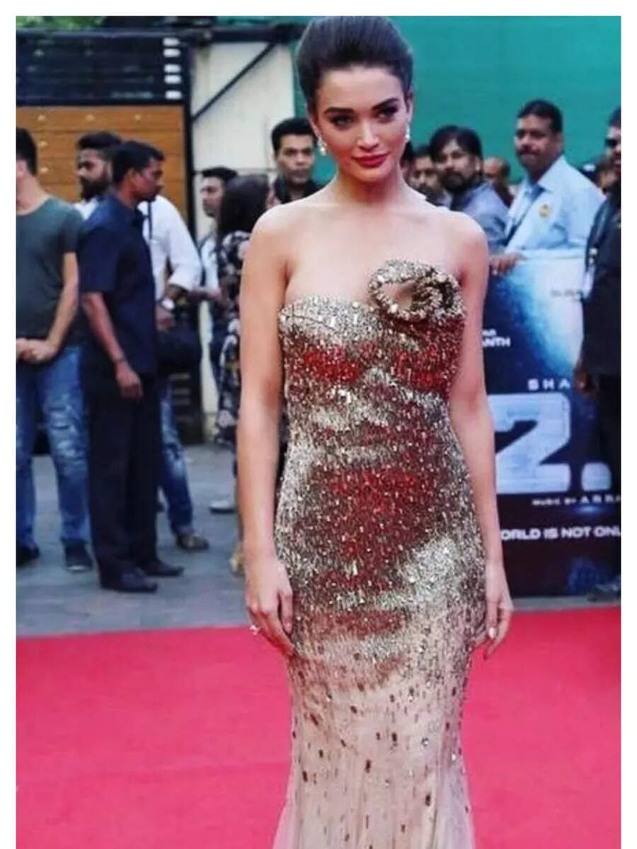 Beautiful Amy Jackson's Red Carpet Looks | Times of India