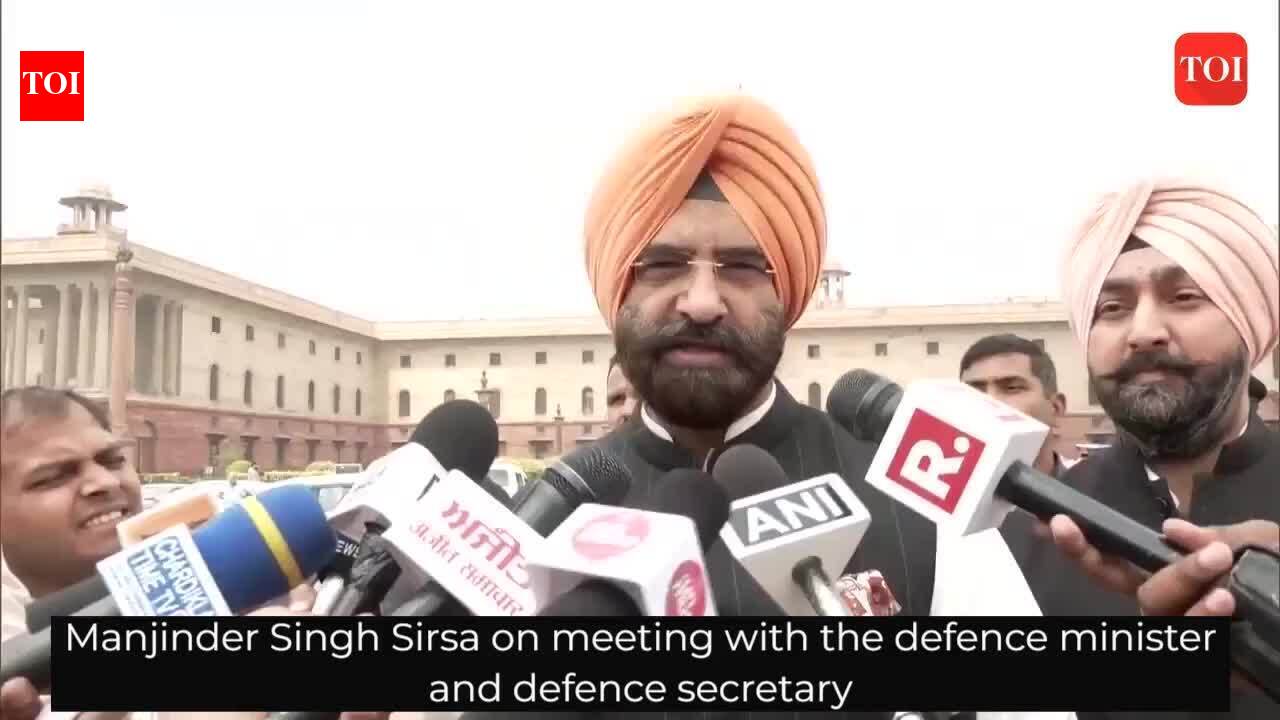 manjinder singh sirsa: Manjinder Singh Sirsa on meeting with the ...