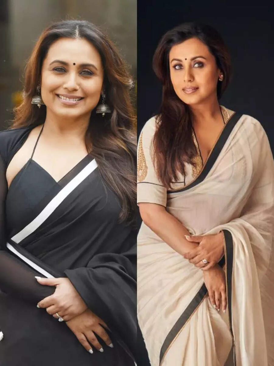Rani Mukerji@45: The diva's most stunning sari collection | Times of India