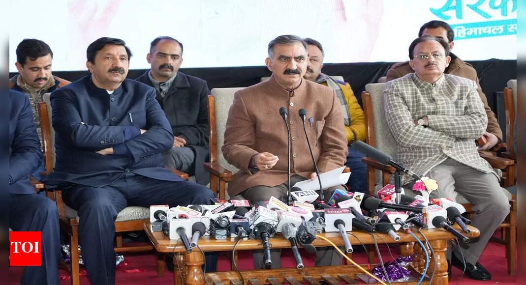 Himachal Pradesh’s economy will be back on track in next 4 years, says CM Sukhvinder Singh Sukhu ...