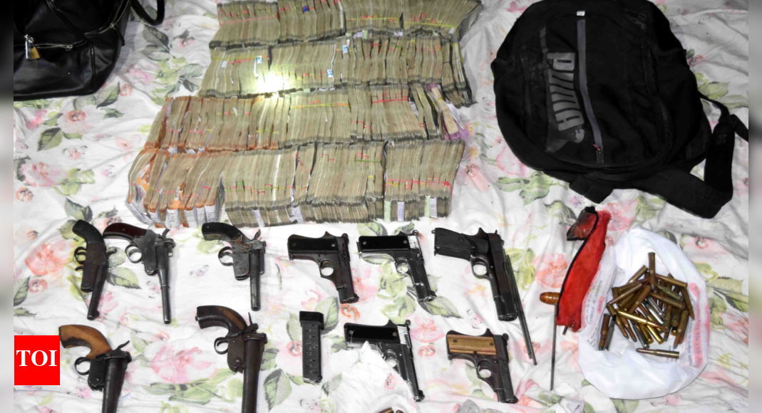 Over Rs 72 lakh, 10 firearms, cartridges seized from Atiq Ahmad’s old ...