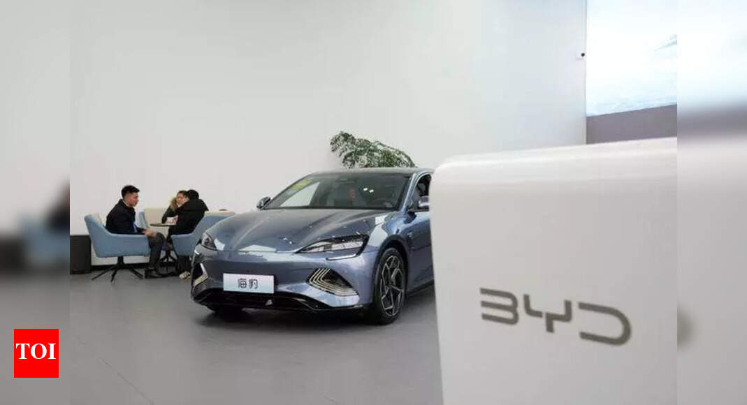 Byd: BYD reduces shifts at two EV assembly plants in China - Times of India