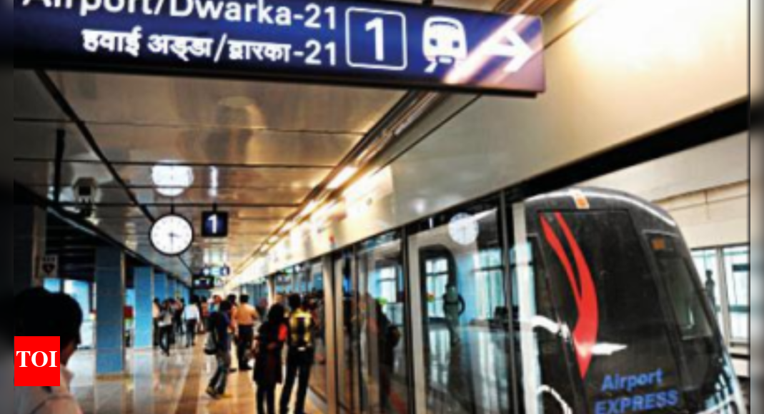 Delhi Metro News: Delhi Airport Metro Express Line breaks 100kmph ...