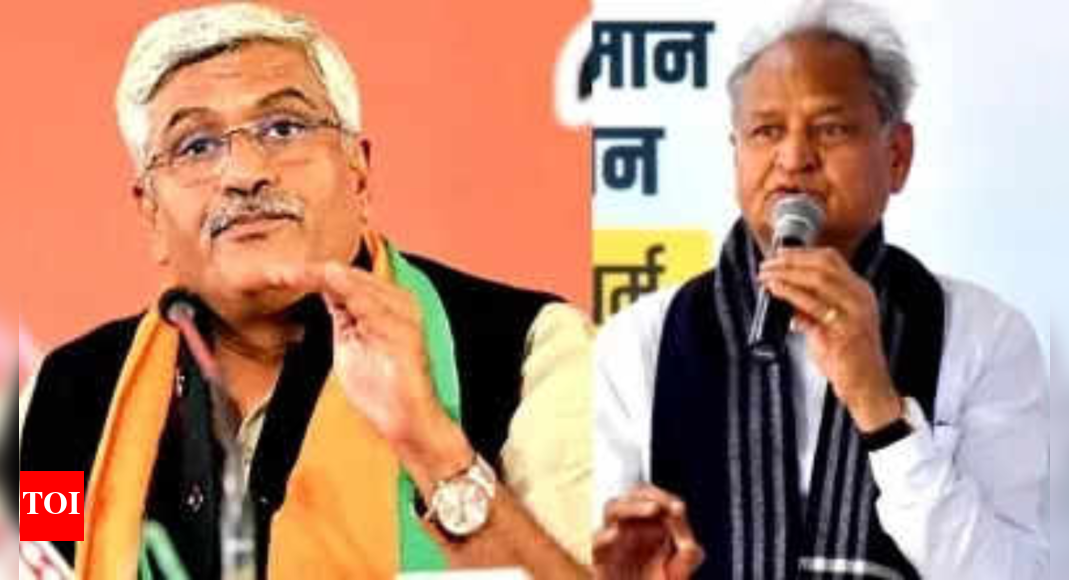 Gehlot: CM Ashok Gehlot fires fresh salvo at Union minister Gajendra Singh Shekhawat over co-op ...