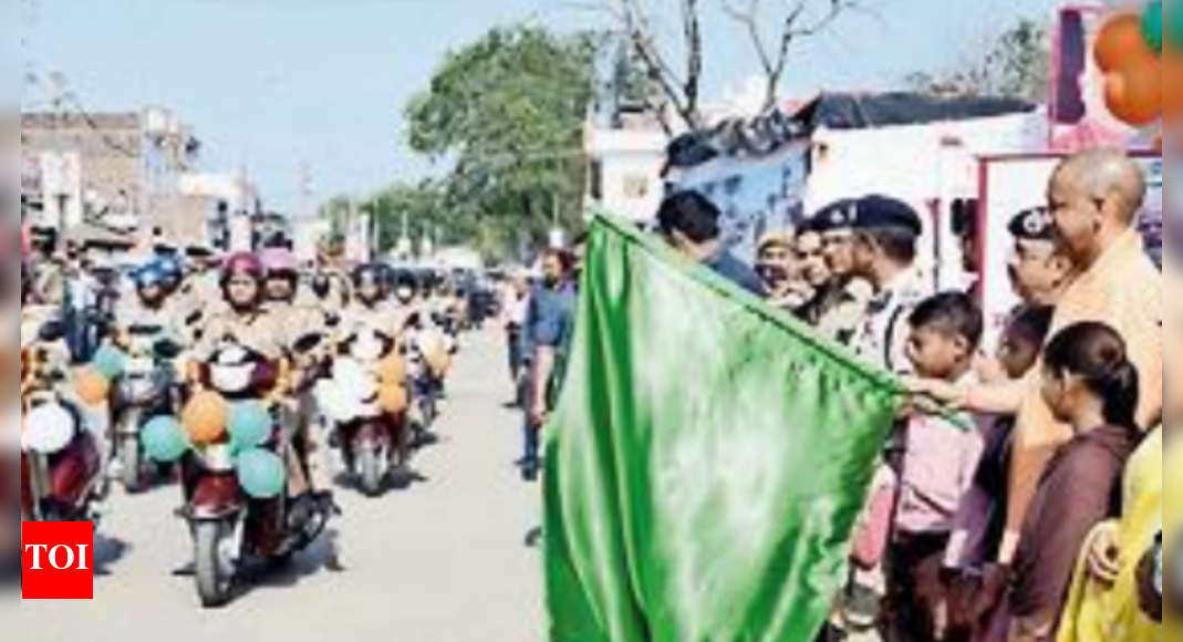 Uttar Pradesh CM Yogi Adityanath flags off women bike rally to mark 6th ...