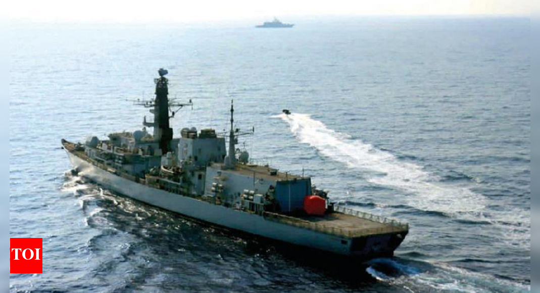 Indian & Royal navies deploy guided missile frigates to check ...