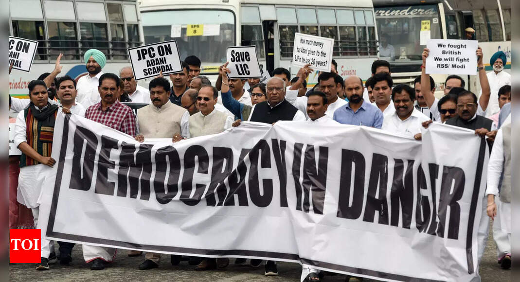Opposition Parties Rally Around Rahul Gandhi Bjp Calls His