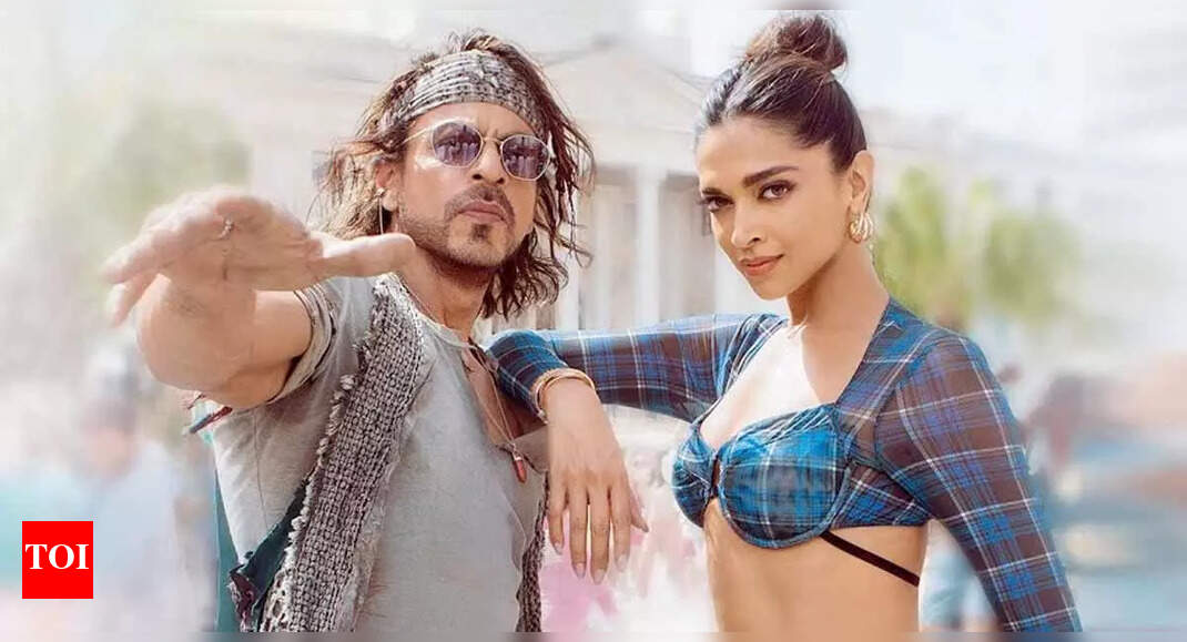 Shah Rukh Khan and Deepika Padukone react as a fan makes fun of 'Pathaan' song 'Besharam Rang ...