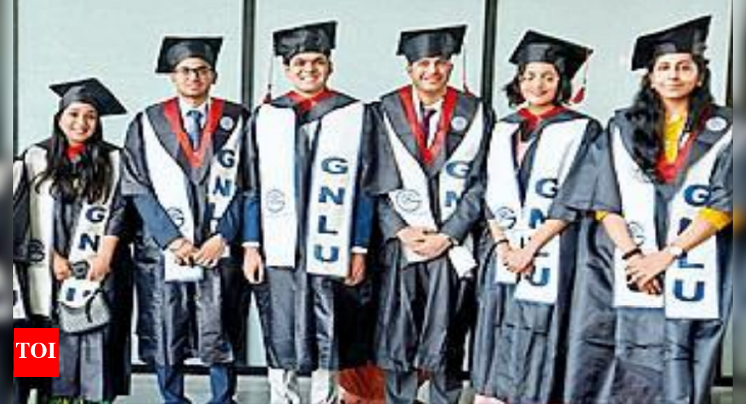 Gujarat National Law University: 252 awarded degrees at Gujarat ...