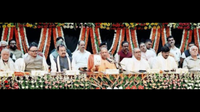 Yogi: Perfect Display Of Teamwork At Anniv Celebration | Lucknow News - Times of India