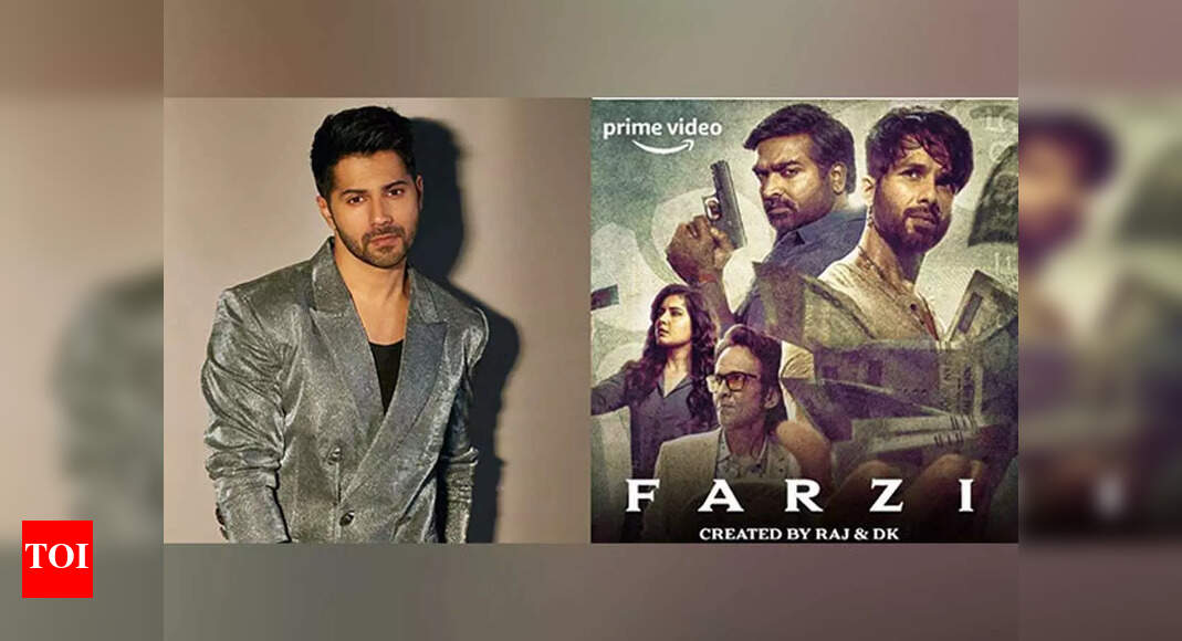 Varun Dhawan, Raj, and DK celebrate 'Farzi' success on 'Citadel' sets ...