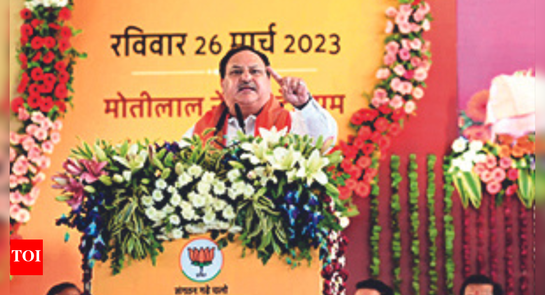 Bjp: Cong Neta Joins Bjp In Nadda’s Presence | Bhopal News - Times of India