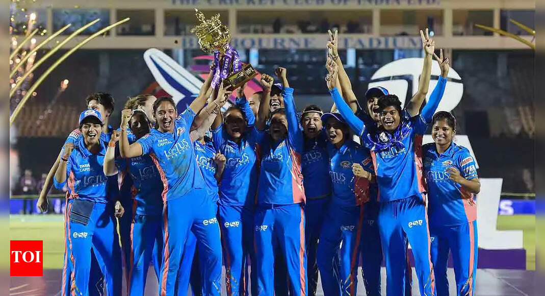 Mumbai Indians beat Delhi Capitals to be crowned first WPL champions | Cricket News - Times of India