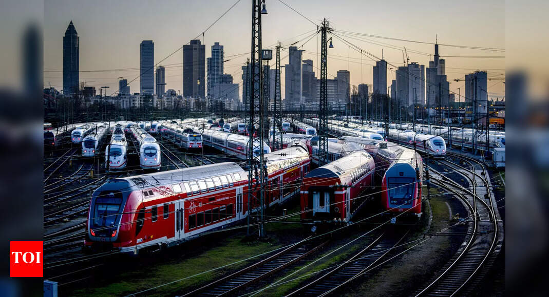 Germany: Strike over pay paralyzes rail, air travel in Germany - Times ...