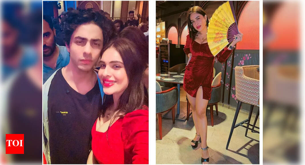 Neha Malik shares pictures with Aryan Khan from a party night | Bhojpuri Movie News - Times of India