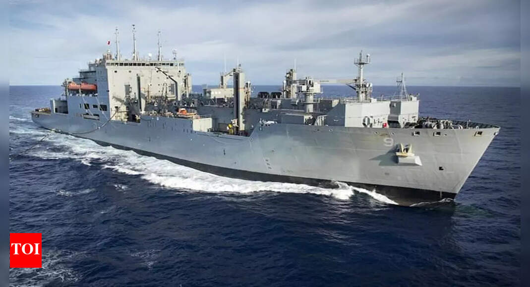 US Navy Ship Mathew Perry completes repair work at L&T’s shipyard near ...