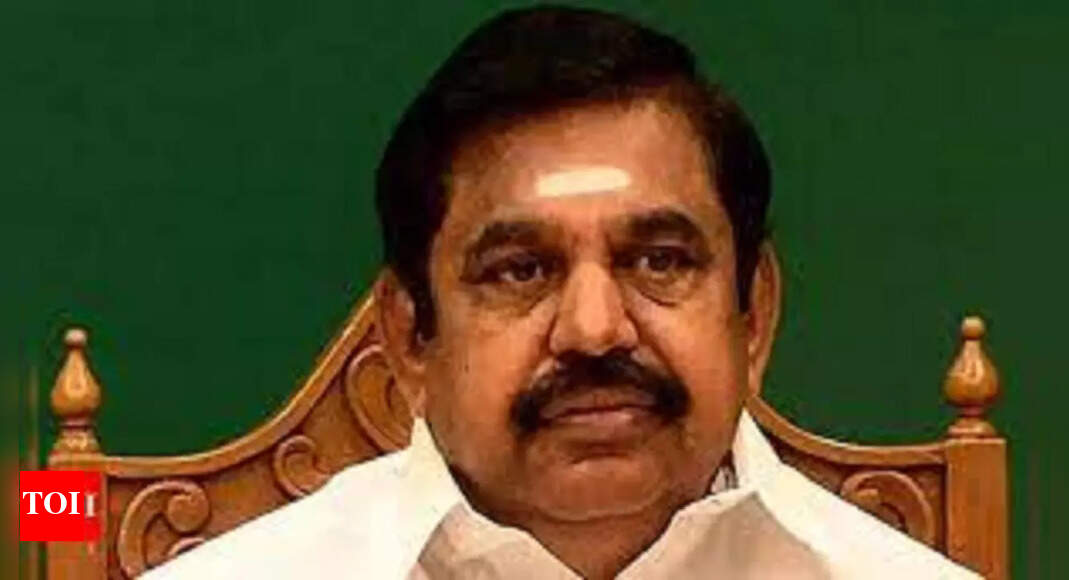 Palaniswami: General secretary Edappadi K Palaniswami looks to ramp up ...