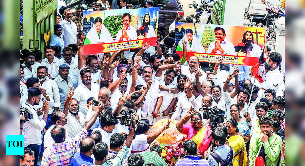 Aiadmk: Allies Greet As Eps Officially Takes Over Reins Of Aiadmk ...