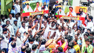 Palaniswami: Allies greet as Edappadi K Palaniswami officially takes ...