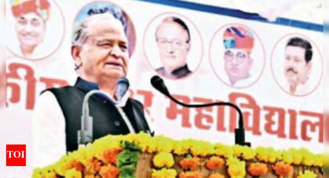 Govt committed to progress & upliftment of youths, says Rajasthan CM Ashok Gehlot | Jaipur News ...