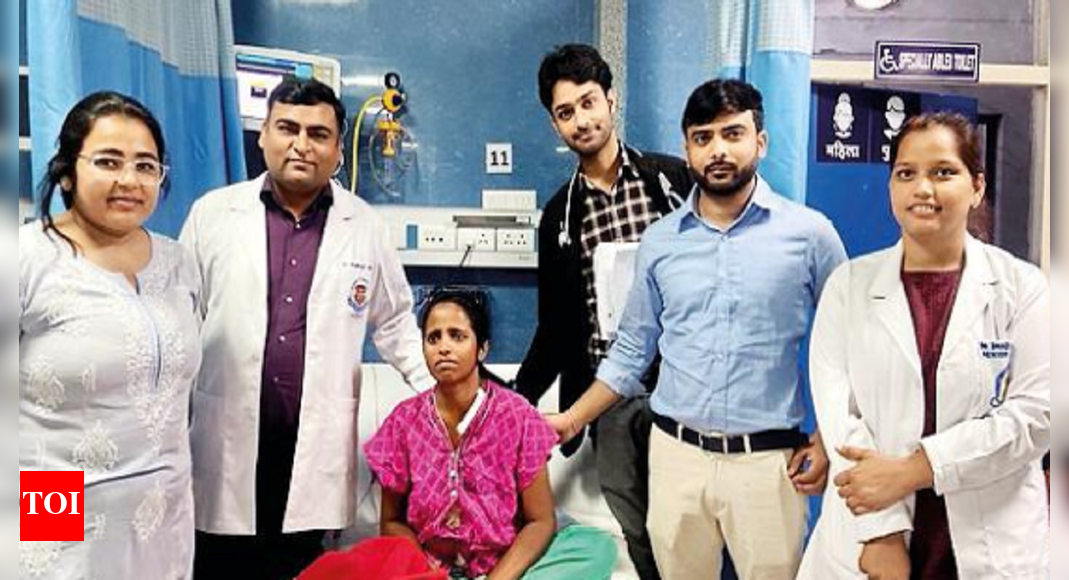 KGMU doctors gives new life to woman who drank battery water | Lucknow ...