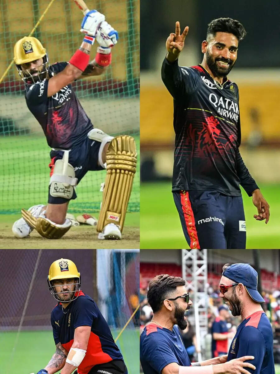 IPL Hot shots: Best action pics from RCB’s practice sessions | Times of ...