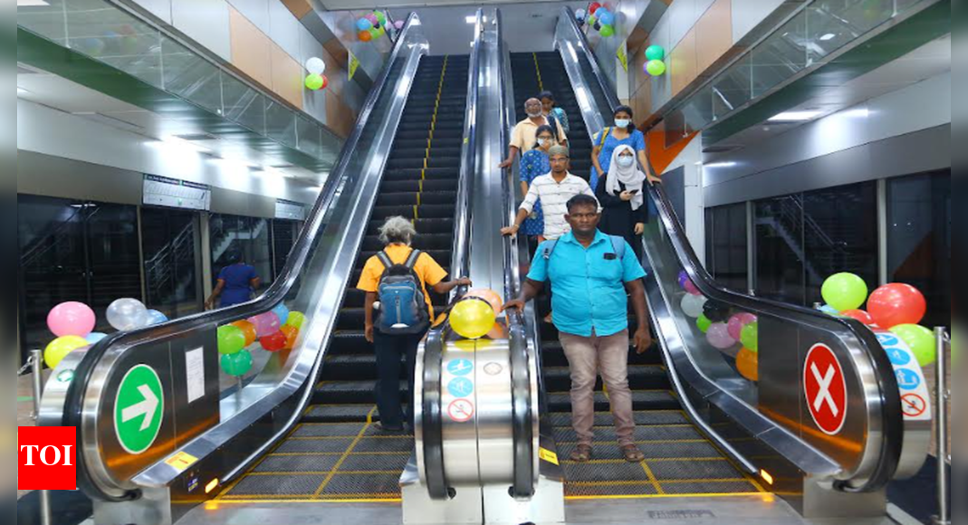 Chennai Central Metro station gets some more facilities for passengers | Chennai News - Times of ...