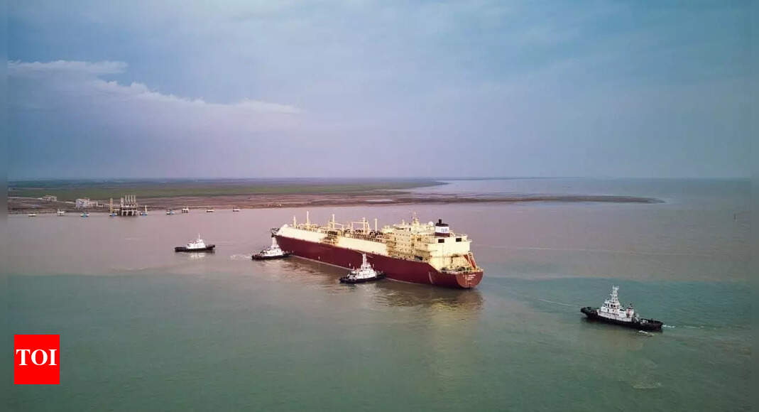 Adani-Total JV primes Dhamra LNG with first gas consignment - Times of ...