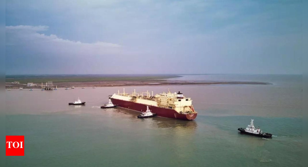 Lng: Adani-Total's Dhamra LNG primes with 1st gas supply - Times of India