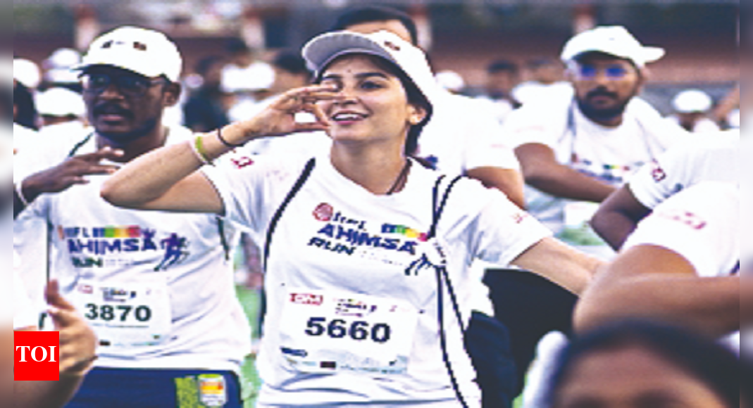 Usha: Pt Usha Flags Off Ahimsa Run In Vij | Vijayawada News - Times of ...