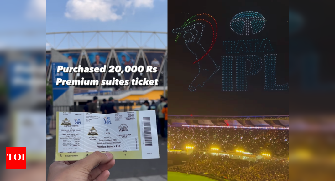 IPL 2023: Fan shares Rs.20,000 premium ticket experience, Shubman Gill ...