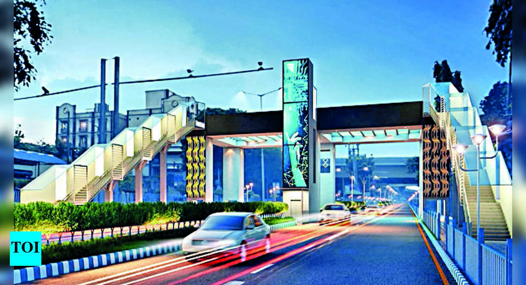 Wipro: Work Starts On 40-ft-high Wipro Gate, Smart Street | Kolkata ...