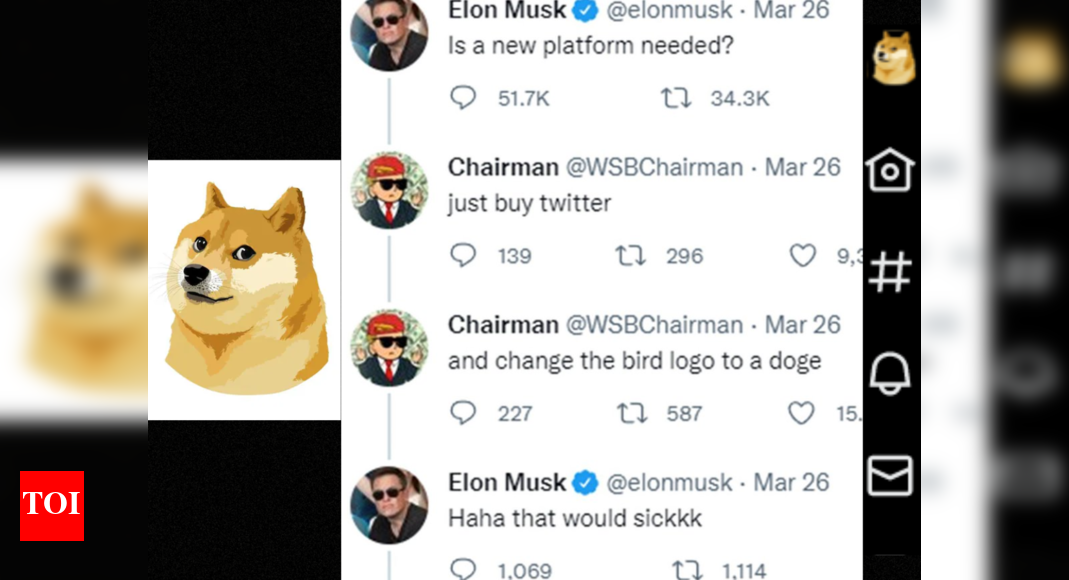 Twitter New Logo: 'Buy Twitter and change the bird logo to a doge ...