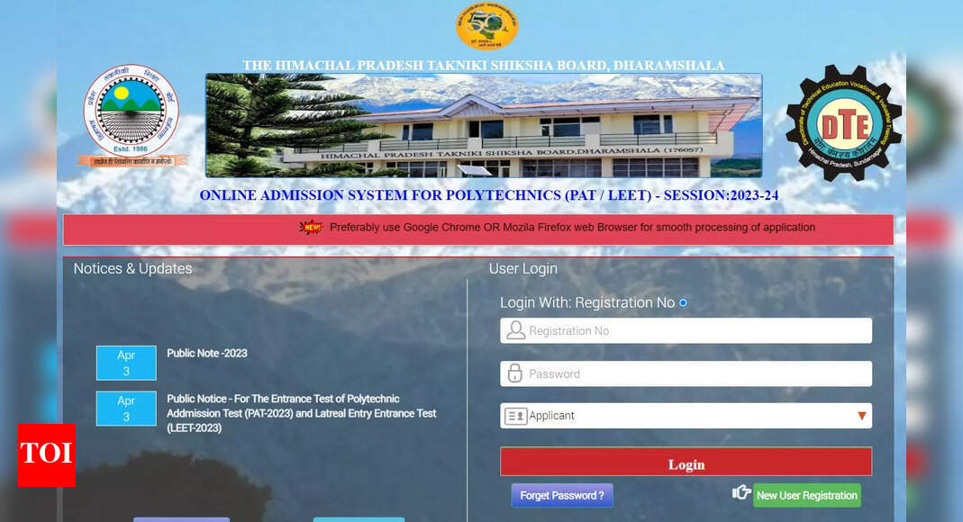 HP PAT Registration 2023: HP PAT Registration 2023 begins on ...