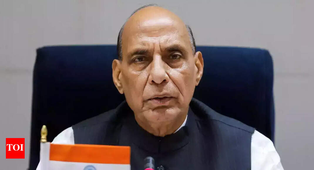 India moving towards Ram Rajya: Rajnath Singh | India News - Times of India