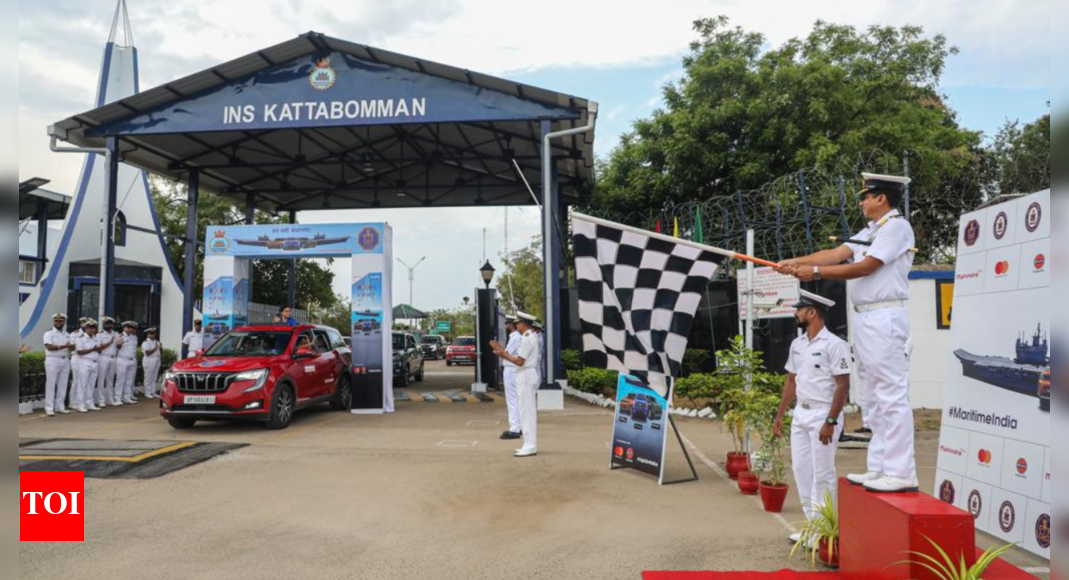 Third leg of Navy’s motorcar expedition begins at INS Kattabomman in ...