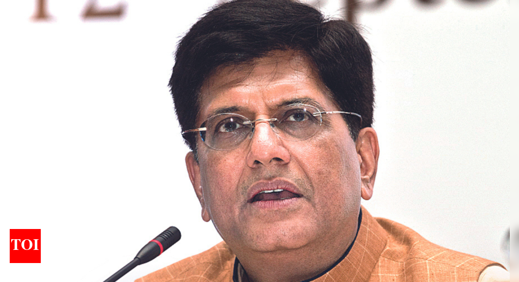Focus on scale to cut logistics costs: Goyal - Times of India
