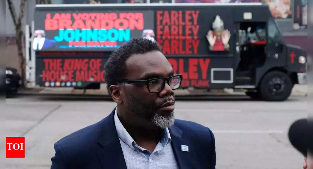 Johnson: Chicago elects Brandon Johnson as new mayor - Times of India